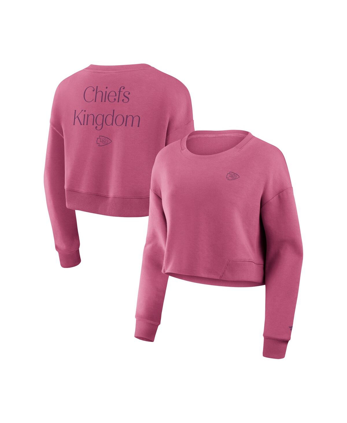 Click here for Fanatics Womens Pink Kansas City Chiefs Studio Tri... prices