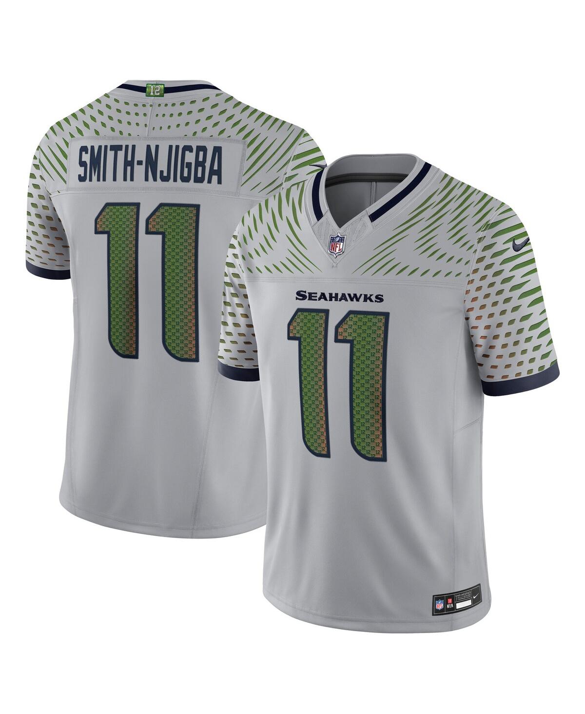 Click here for Nike Mens Jaxon Smith-Njigba Wolf Gray Seattle Sea... prices