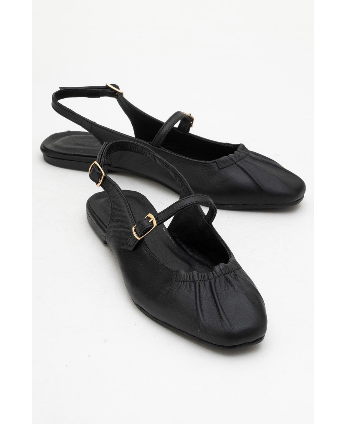Click here for Forever & Always Shoes Britney Leather Closed-Toe... prices