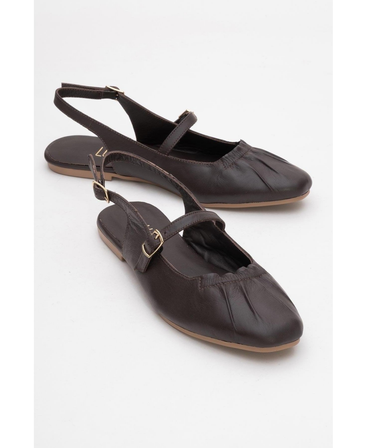 Click here for Forever & Always Shoes Britney Leather Closed-Toe... prices