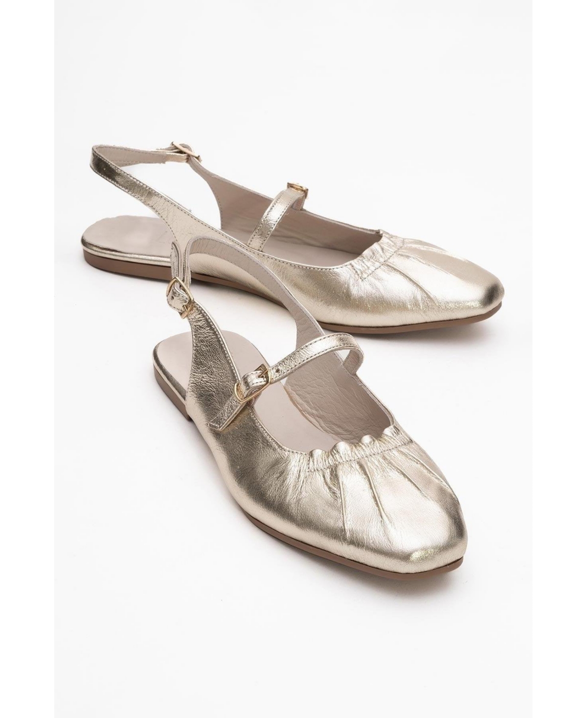 Click here for Forever & Always Shoes Britney Leather Closed-Toe... prices
