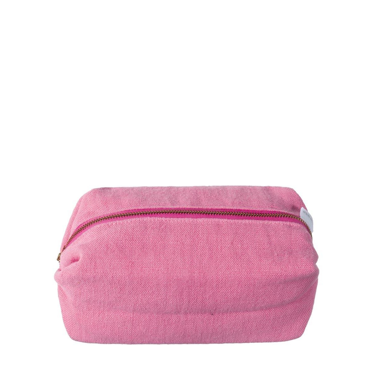 Click here for Brera Lino Hibiscus Medium Toiletry Bag - Pink prices