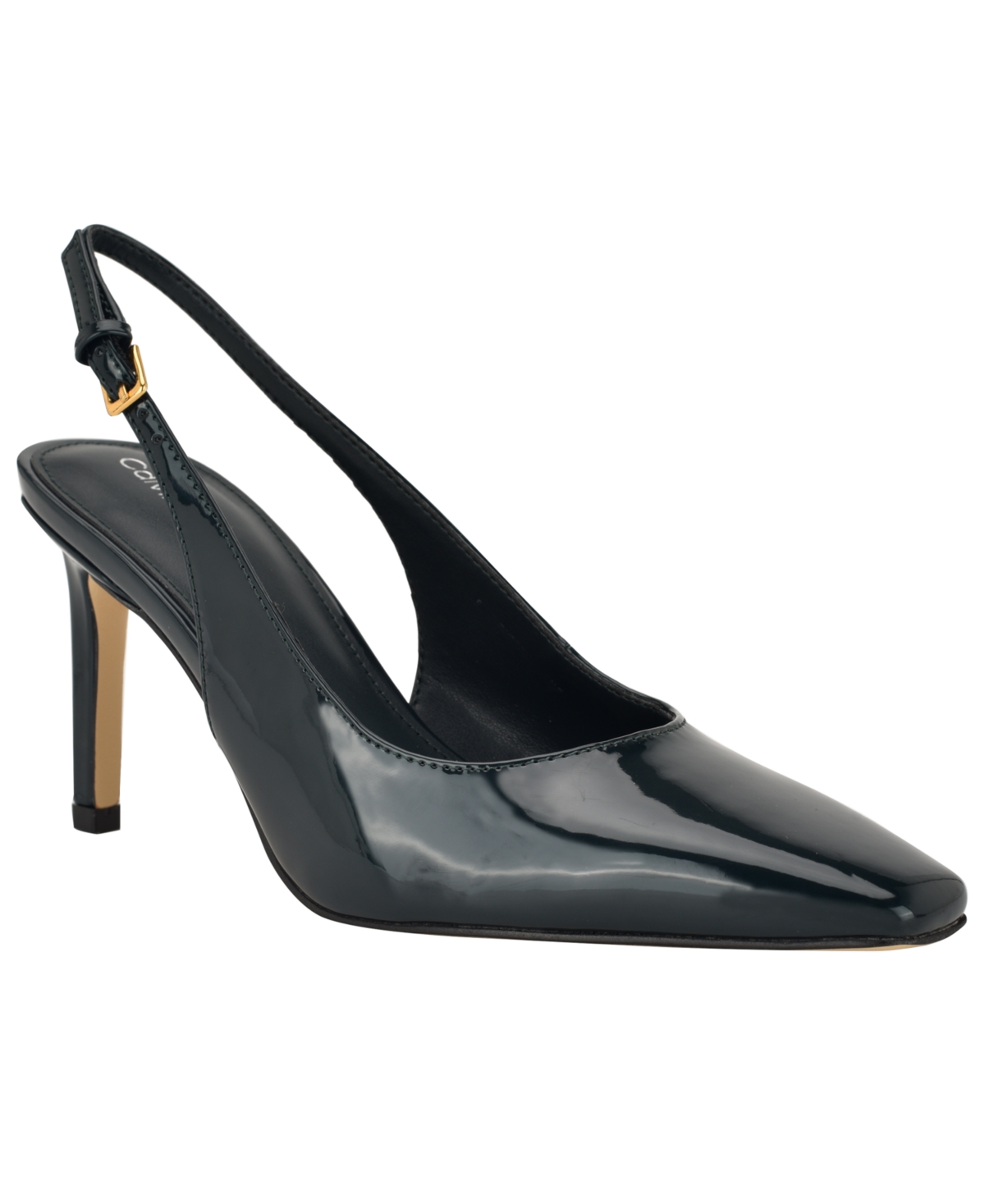 Click here for Calvin Klein Womens Harbella Slingback Stiletto Pu... prices