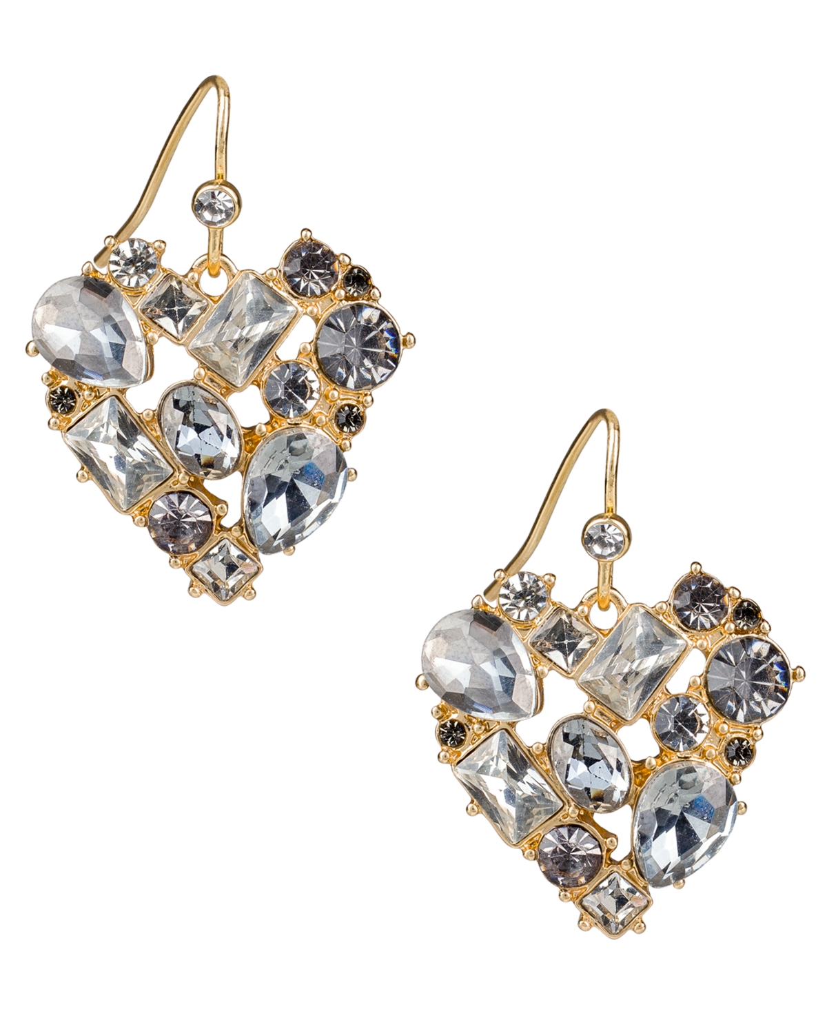 Click here for Patricia Nash Multi-Stone Matte Gold-Tone Heart Dr... prices