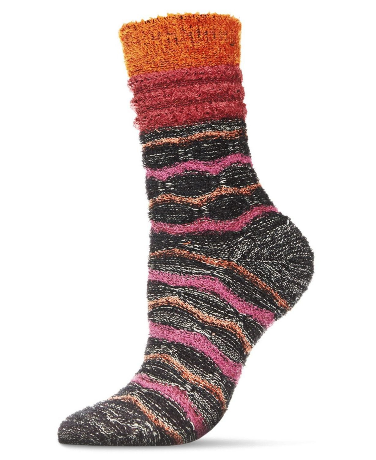 Click here for MeMoi Womens Thick Chevronitty Cozy Crew Socks - B... prices