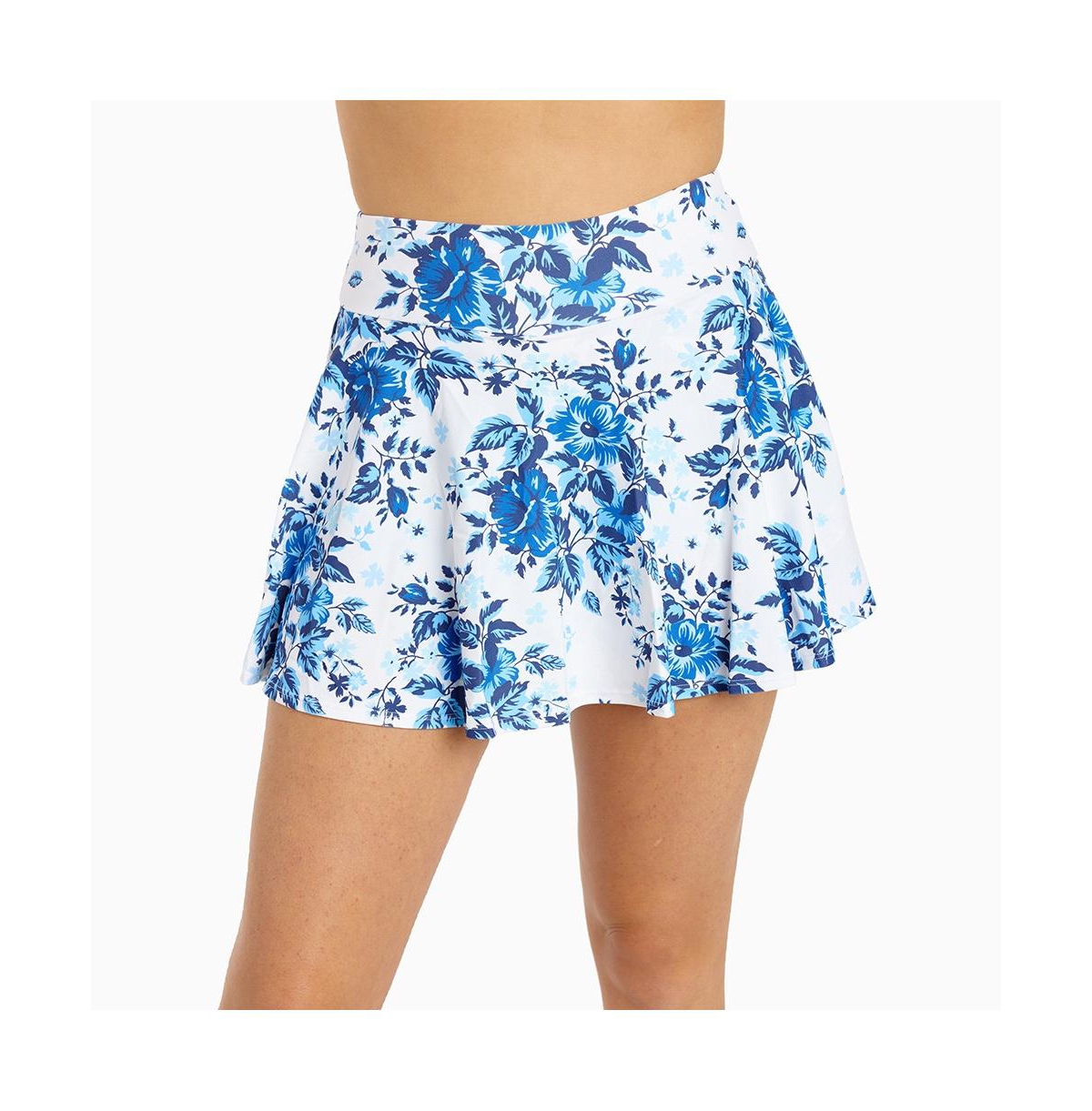 Click here for Calypsa Plus Size Flowy Swim Skirt With Attached S... prices