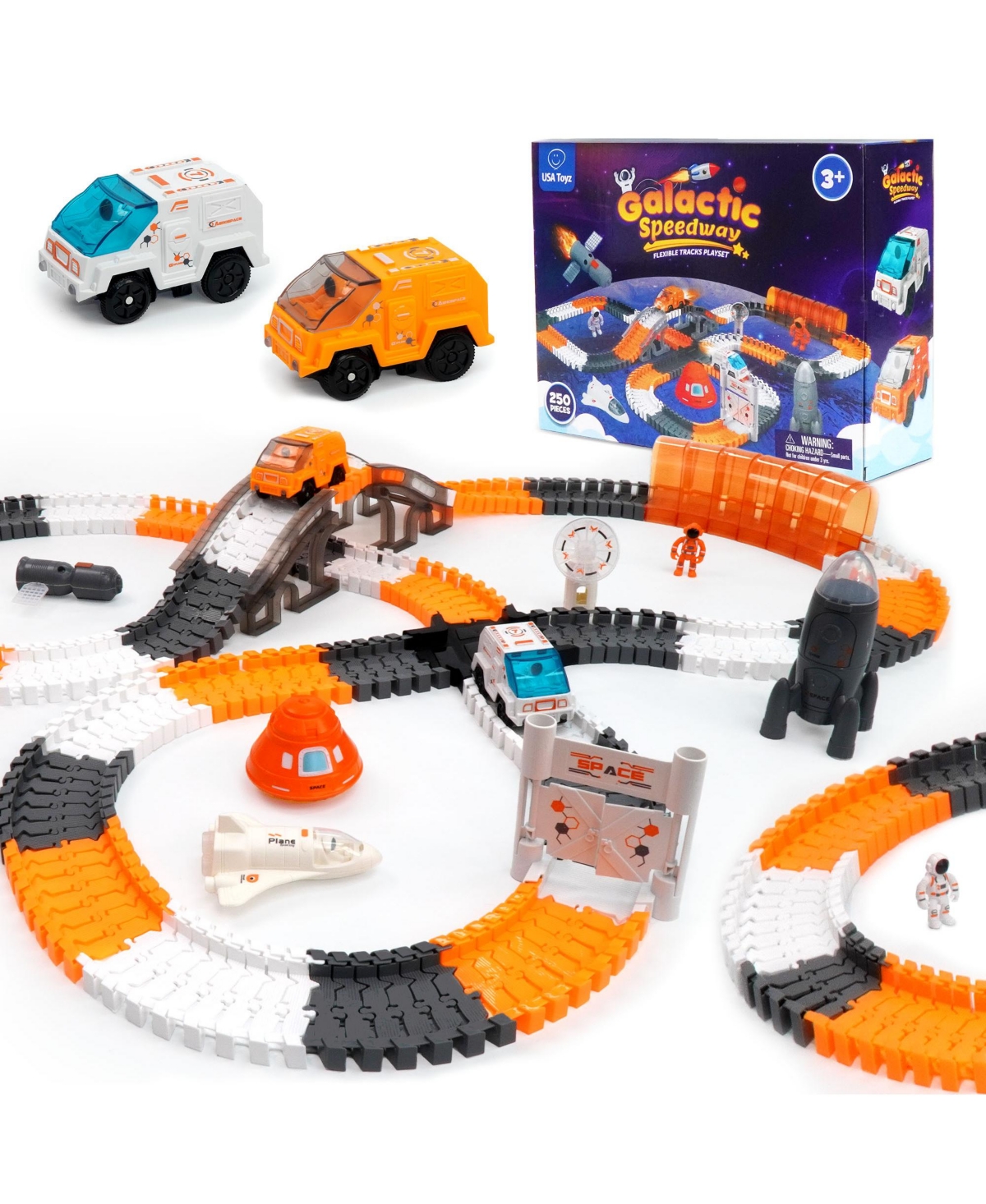 Click here for Usa Toyz Galactic Race Tracks for Kids- 250pk prices