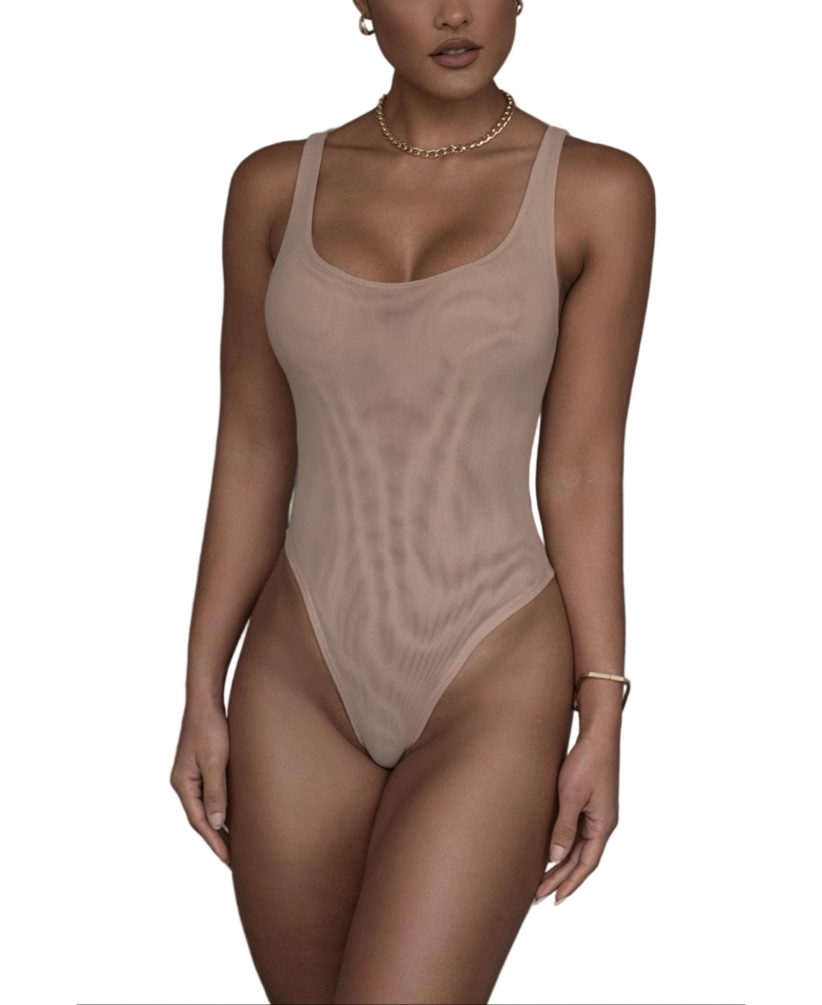 Click here for Jluxlabel Womens Mesh Essentials Tank Bodysuit Und... prices