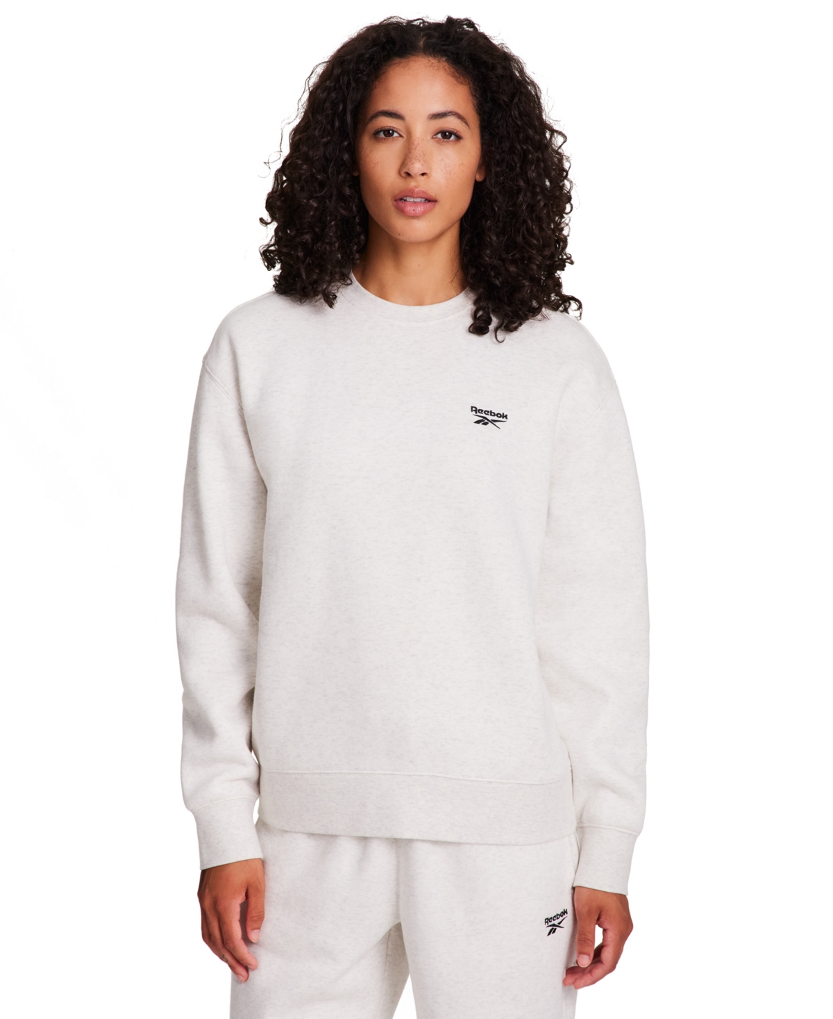 Click here for Reebok Womens Crewneck Top - Vector Chalk prices