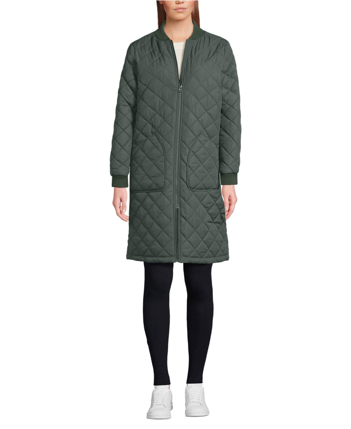 Click here for Lands End Womens FeatherFree Insulated Bomber Coat... prices