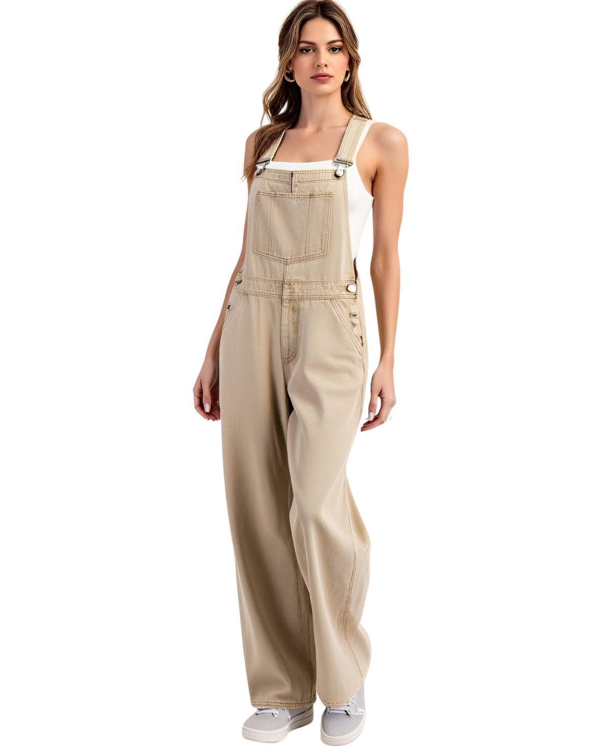 Click here for Modenaire Womens Wide Leg Adjustable Overalls - Be... prices