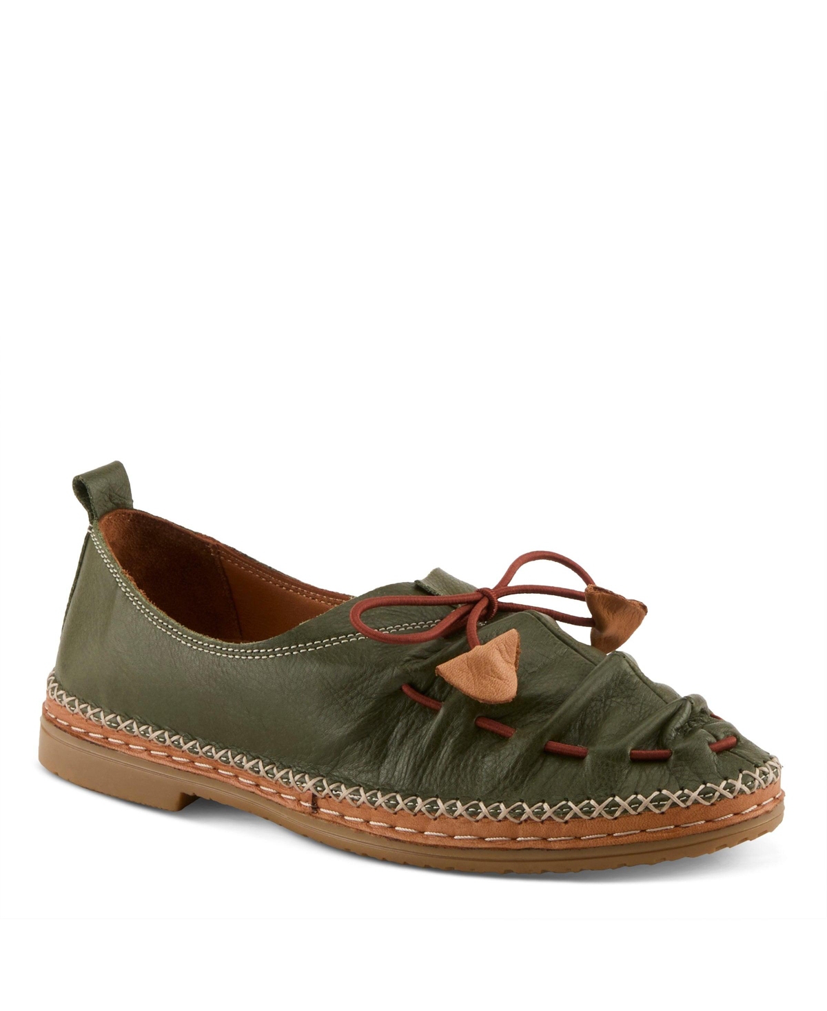 Click here for Spring Step Berna Leather Slip-On Shoes with Elast... prices