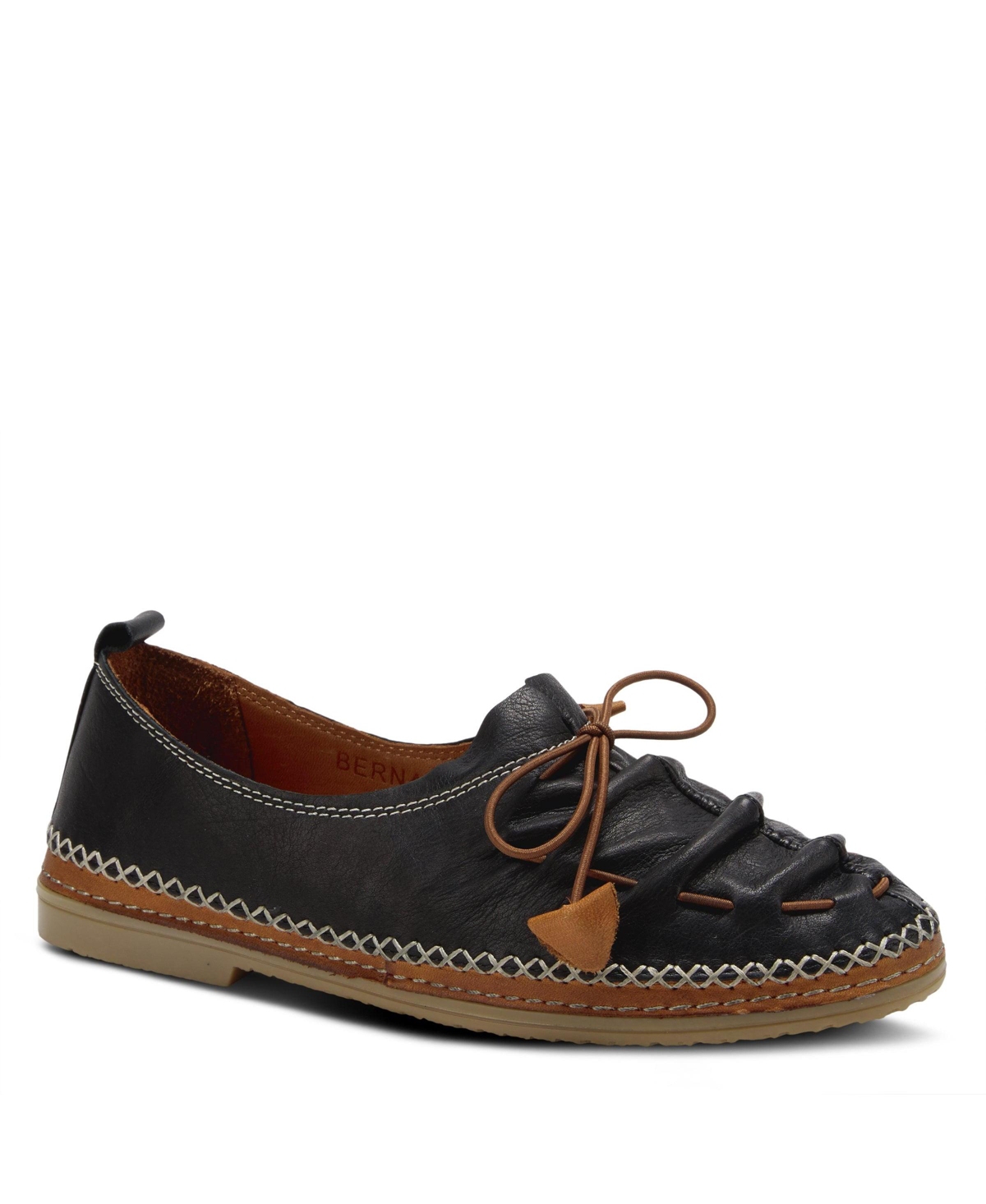 Click here for Spring Step Berna Leather Slip-On Shoes with Elast... prices