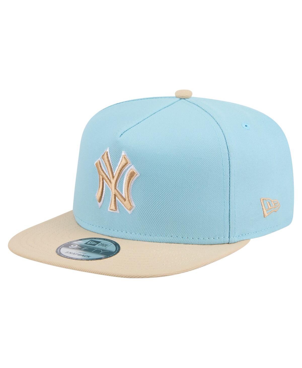 Click here for New Era Mens Light Blue/Light Beige New York Yanke... prices