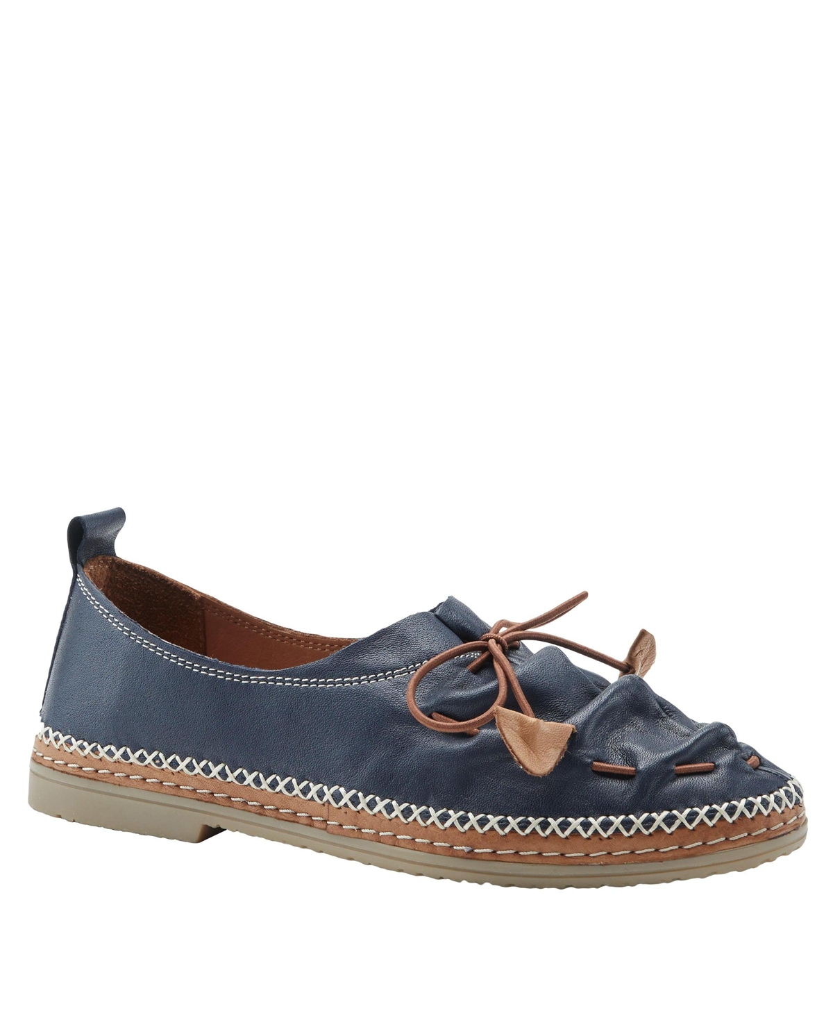 Click here for Spring Step Berna Leather Slip-On Shoes with Elast... prices