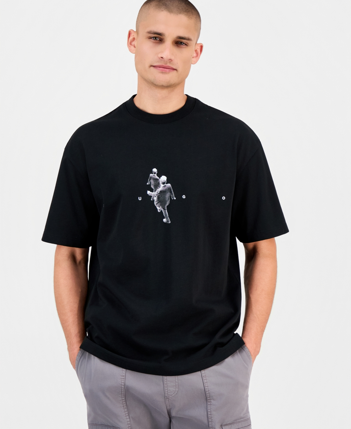 Click here for Hugo Boss Mens Dollo Short-Sleeve Logo Graphic Cre... prices