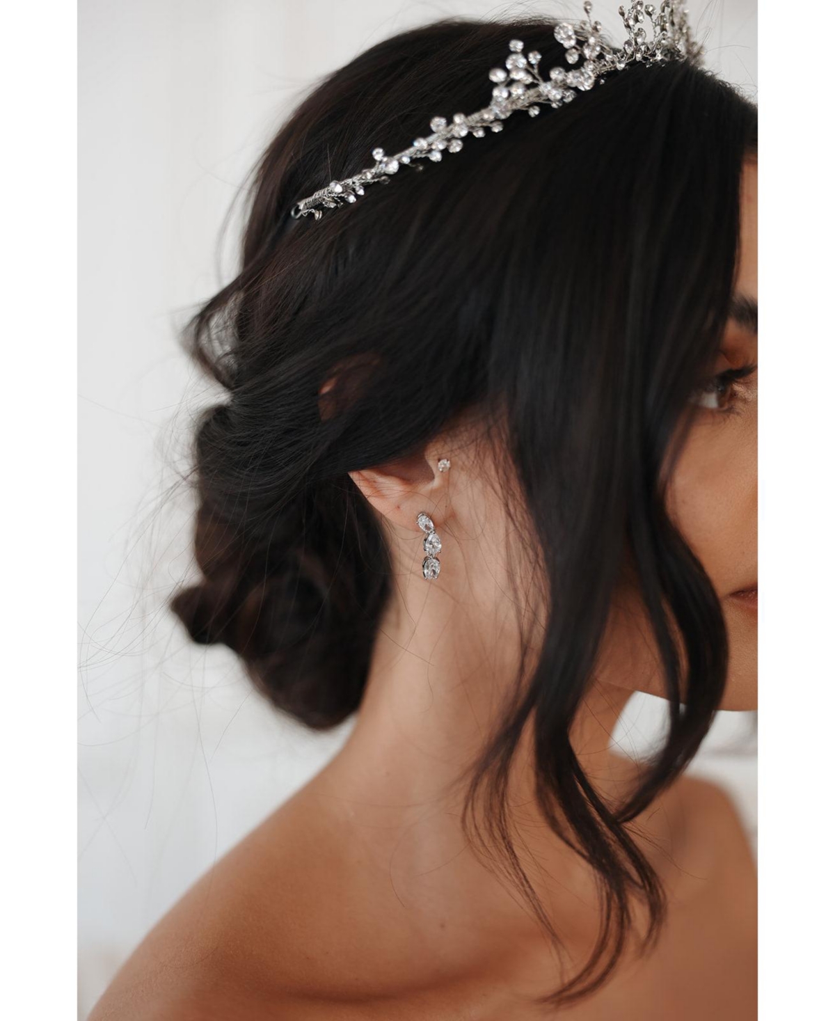 Click here for Untamed Petals Baha Crystal Earrings - Silver prices