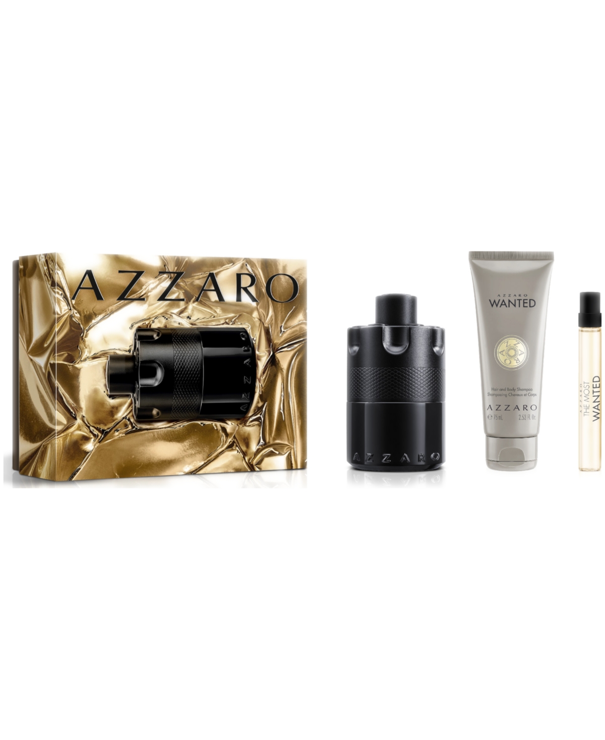 Click here for Azzaro 3-Pc. Mens The Most Wanted Fragrance Set prices