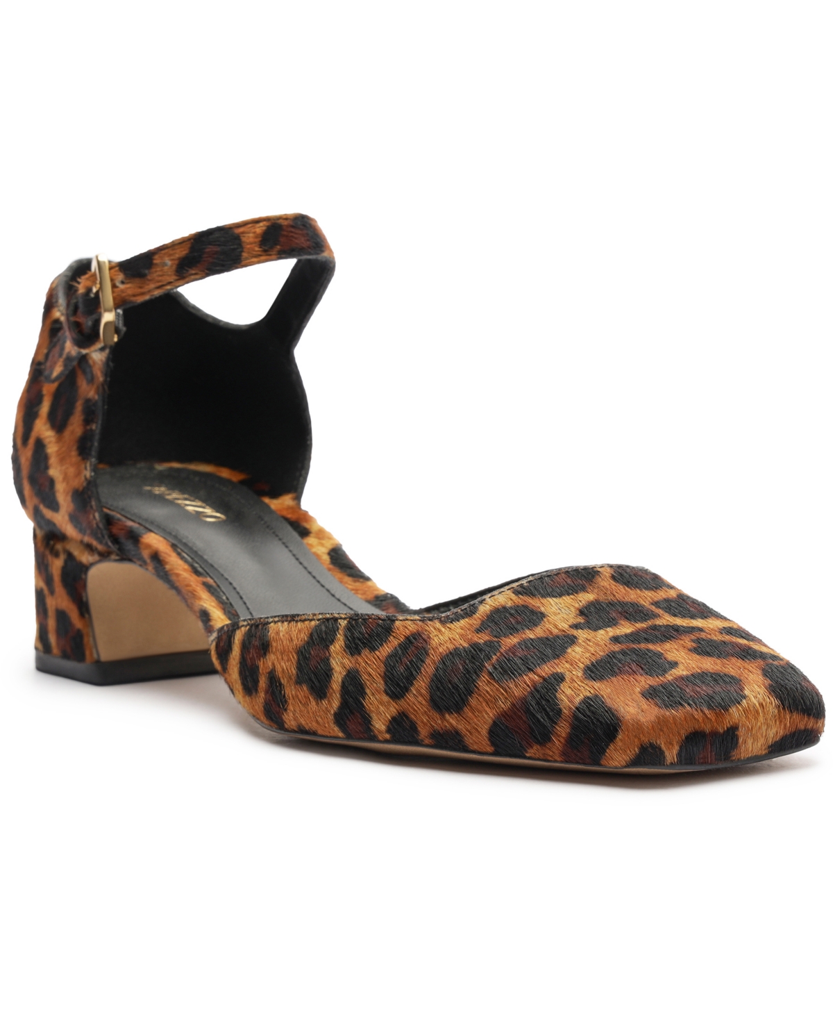 Click here for Arezzo Womens Tori Two Piece Low Block Heel Pumps... prices