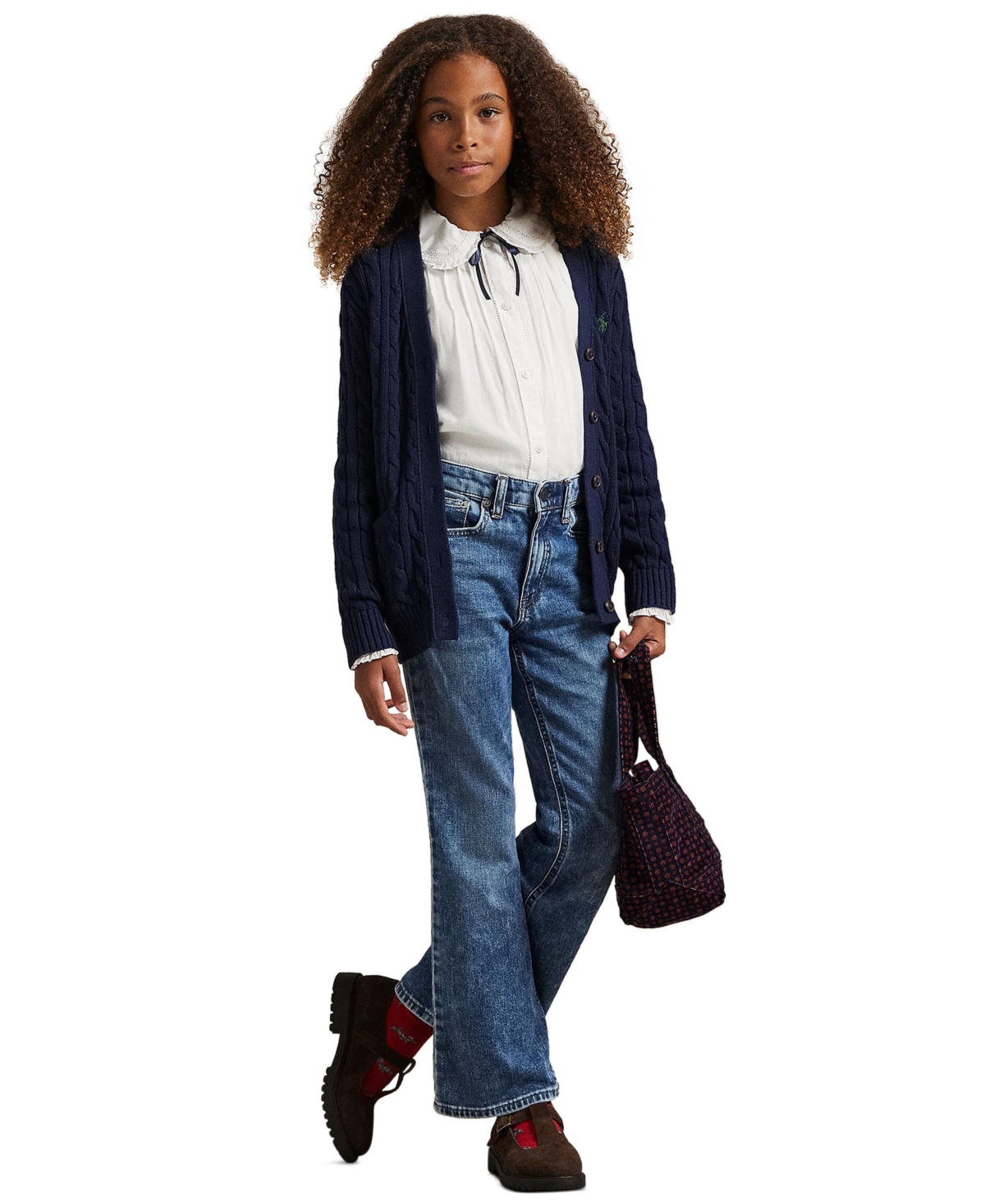 Click here for Polo Ralph Lauren Girls 7-16 Stretch Flared Jeans... prices