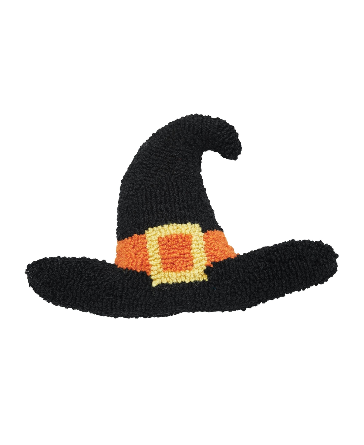 Click here for Witch Hat Shaped Halloween Hooked Accent Throw Pil... prices