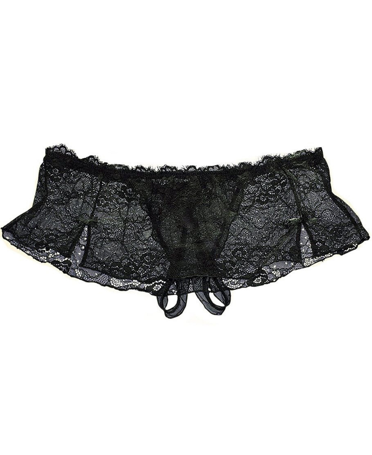 Click here for Lascana Womens Lace Skirt Open Thong - Black prices