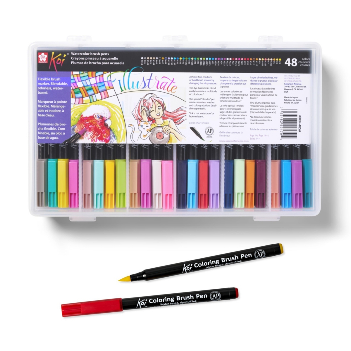 Click here for Sakura Koi Sakura Brush Pen Set  Multicolor  48-Pi... prices