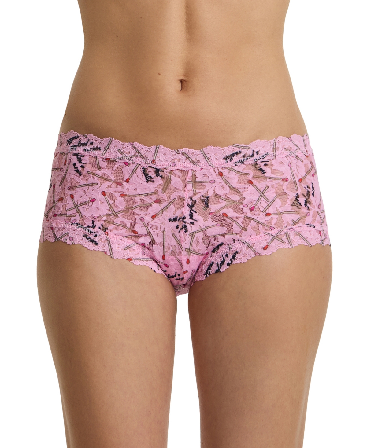 Click here for Hanky Panky Womens Printed Signature Lace Boyshort... prices