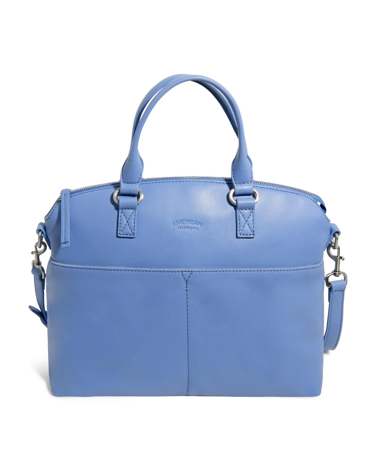 Click here for Carrie Dome Satchel - Pool blue prices