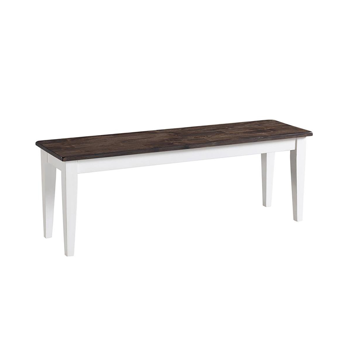 Click here for Intercon Bench  Backless w/Wood Seat in Gray & Whi... prices