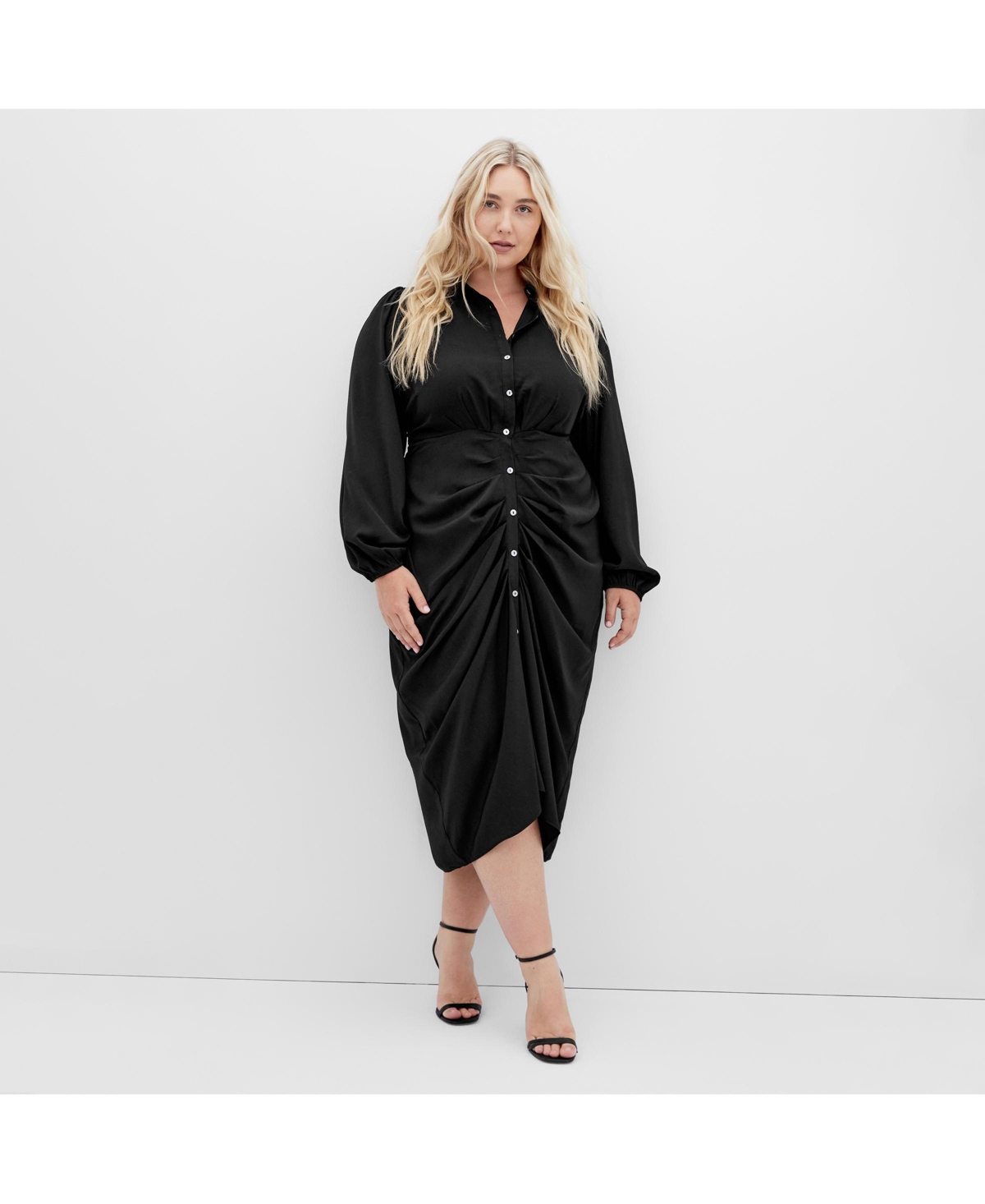 Click here for City Chic Womens Lianna Dress - Black prices