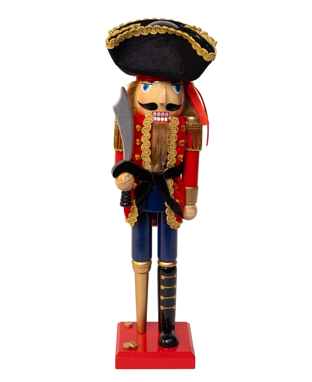 Click here for Kurt Adler 15-Inch Pirate Nutcracker with Peg Leg... prices