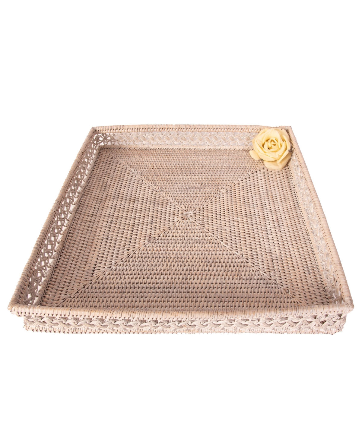 Click here for Artifacts Rattan Seca Design Square Tray 18"... prices