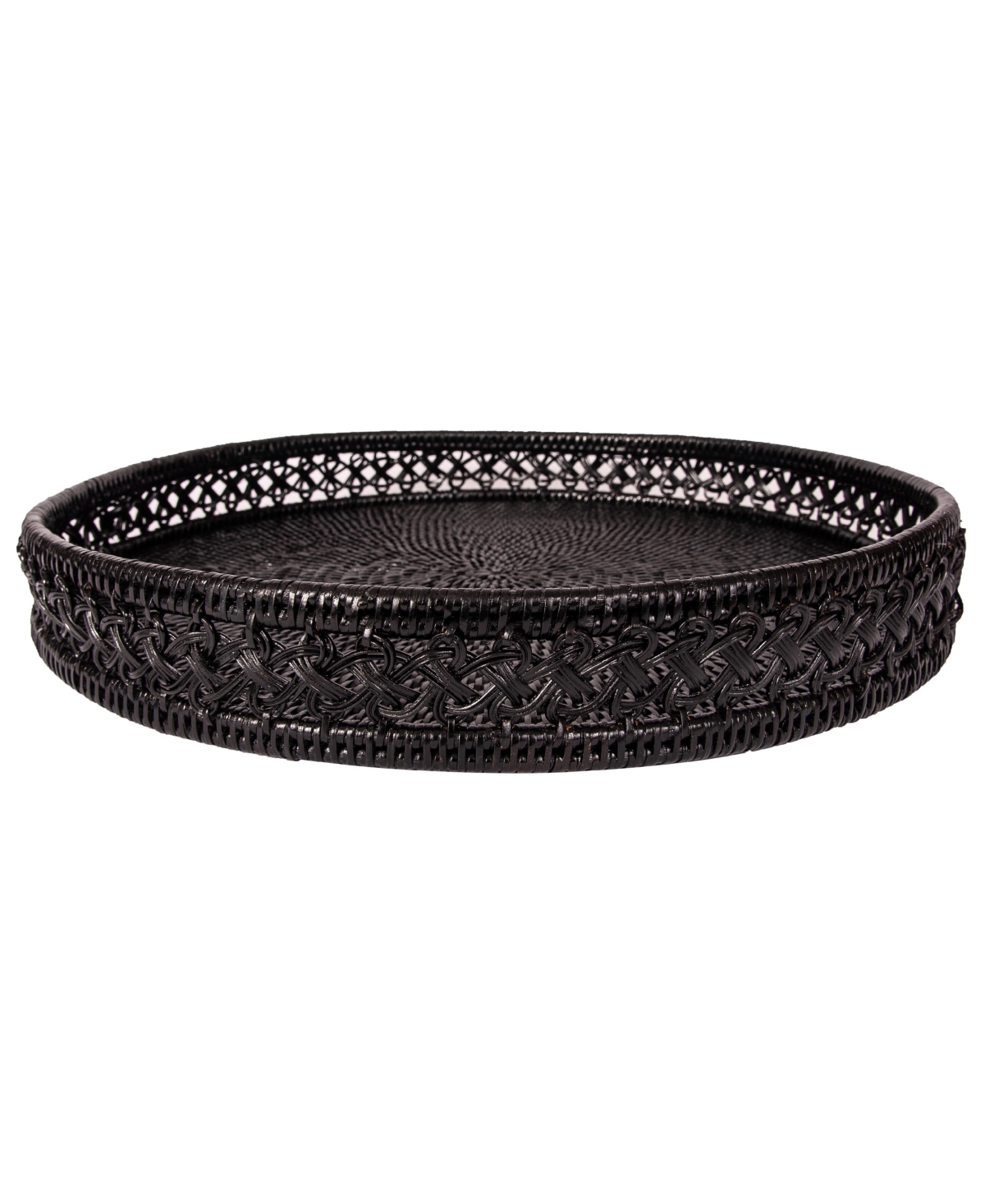 Click here for Artifacts Rattan Seca Design Round Tray 19" W... prices
