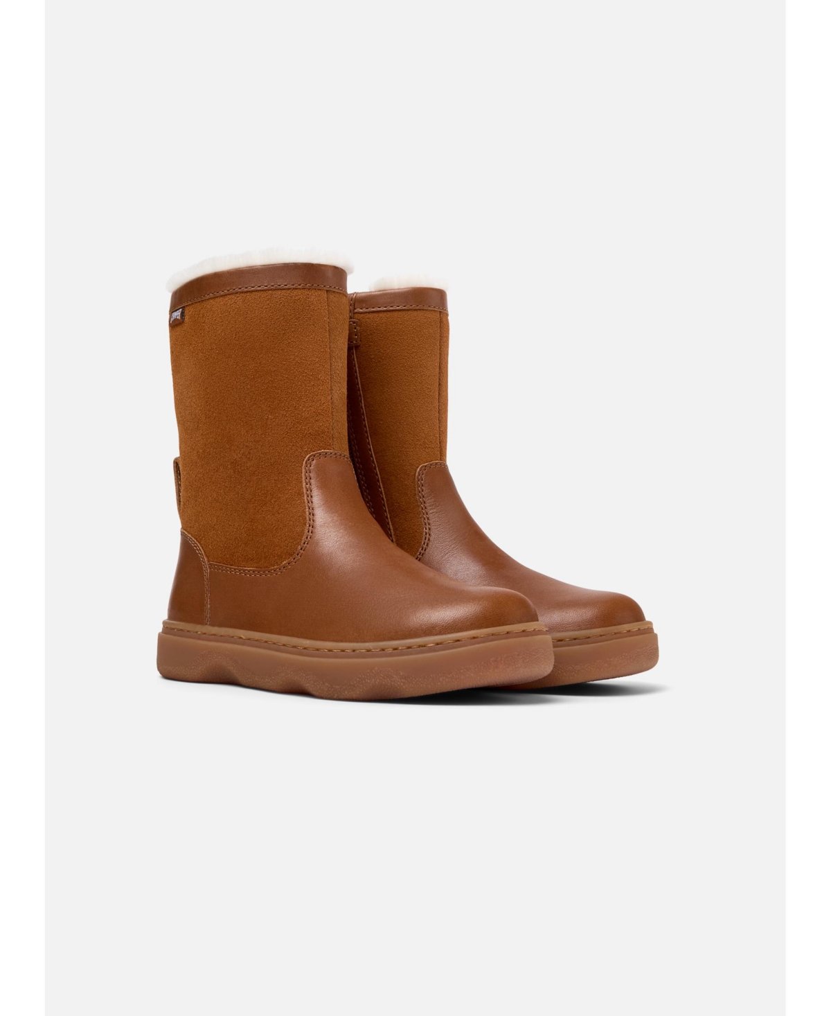 Click here for Camper Girls Kiddo Leather Boots - Brown prices