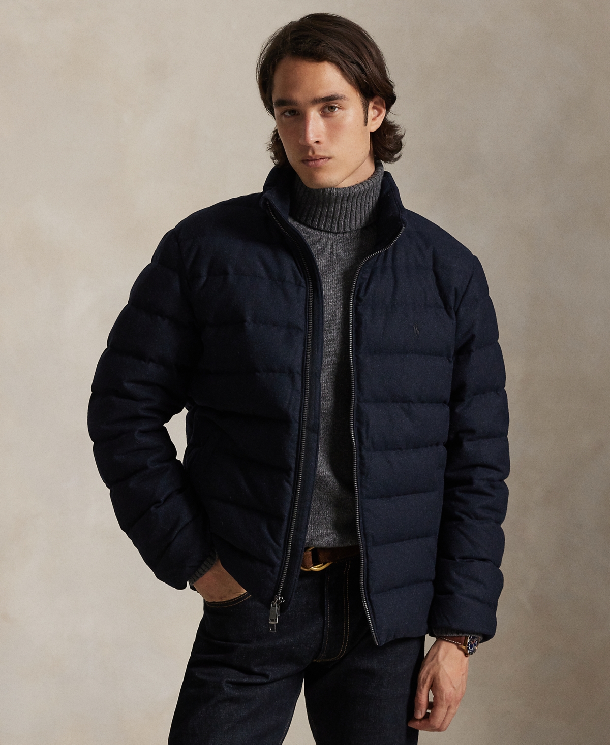 Click here for Polo Ralph Lauren Mens Colden Herringbone Long Sle... prices