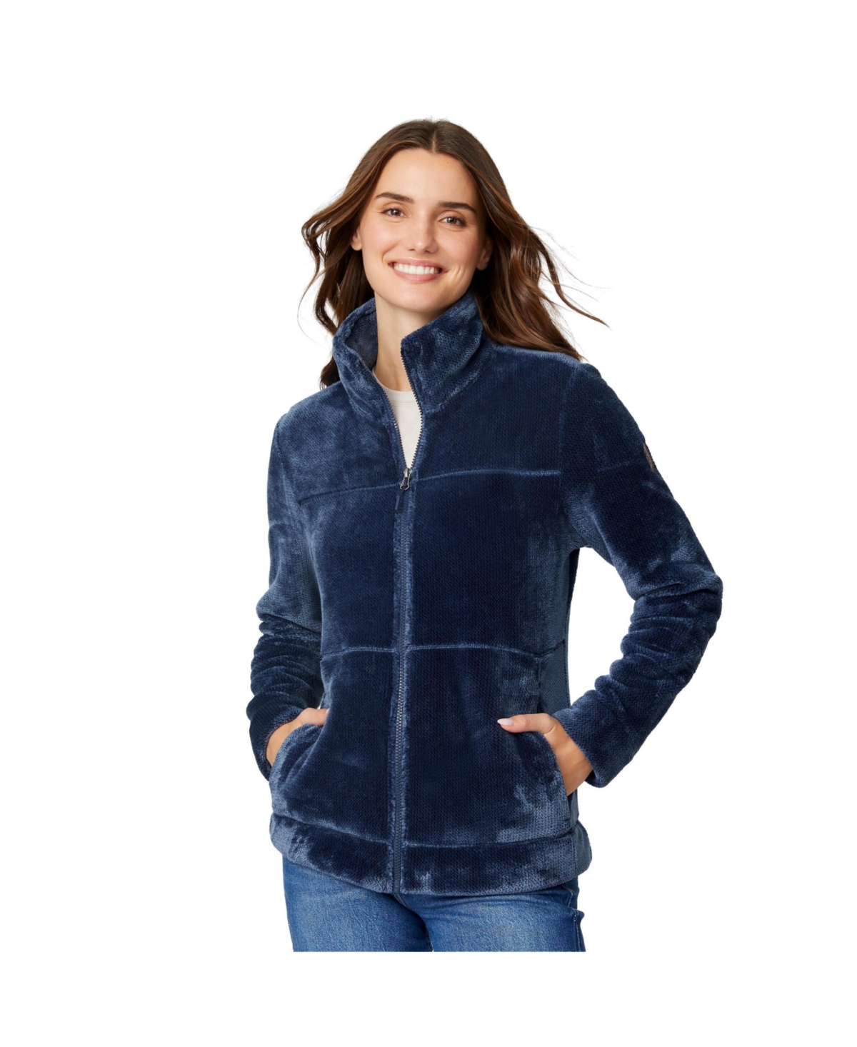 Click here for Free Country Womens Frost Butter Pile Full Zip Jac... prices