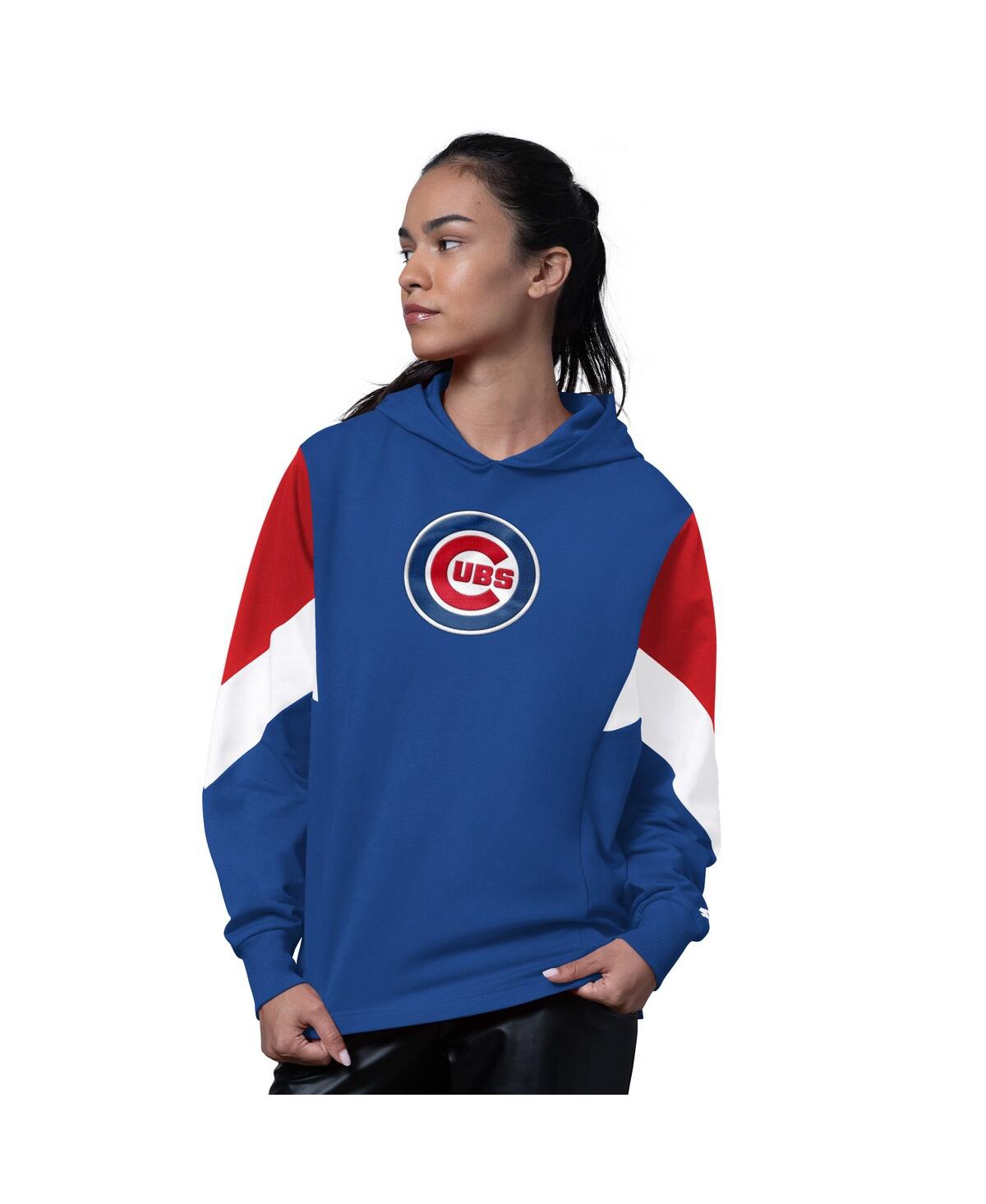 Click here for Starter Womens Royal Chicago Cubs Scrimmage Pullov... prices