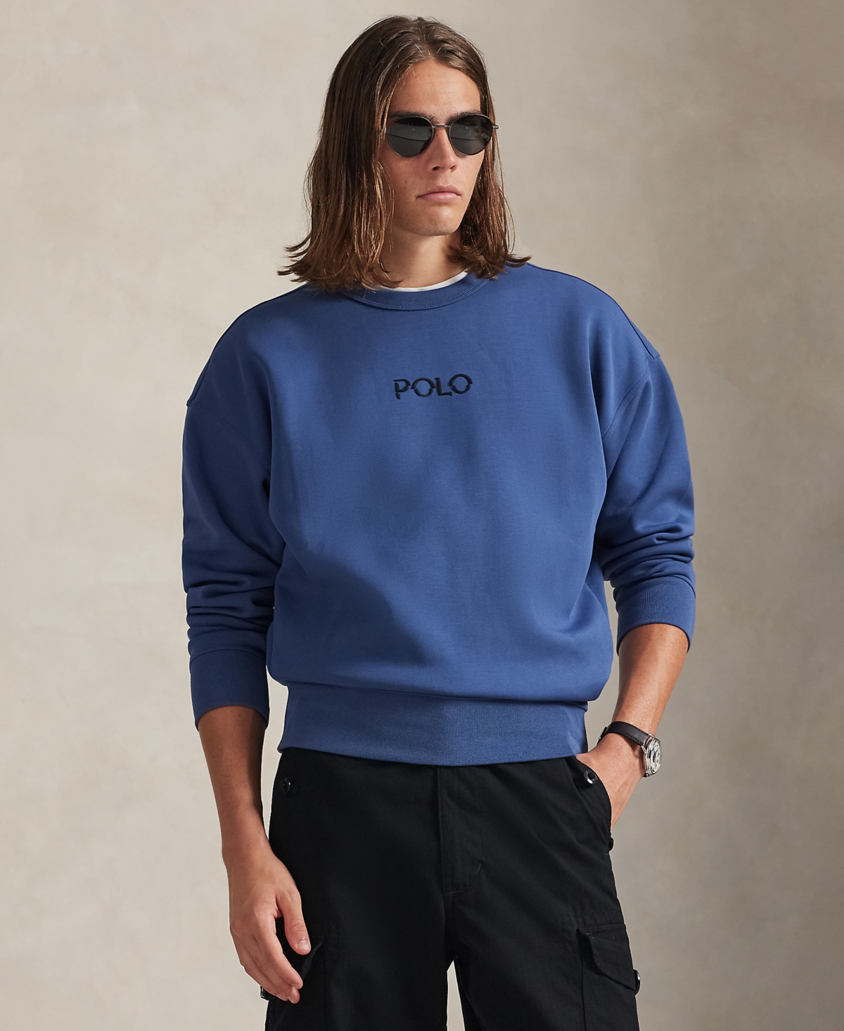 Click here for Polo Ralph Lauren Mens Relaxed Fit Sweatshirt - Ni... prices