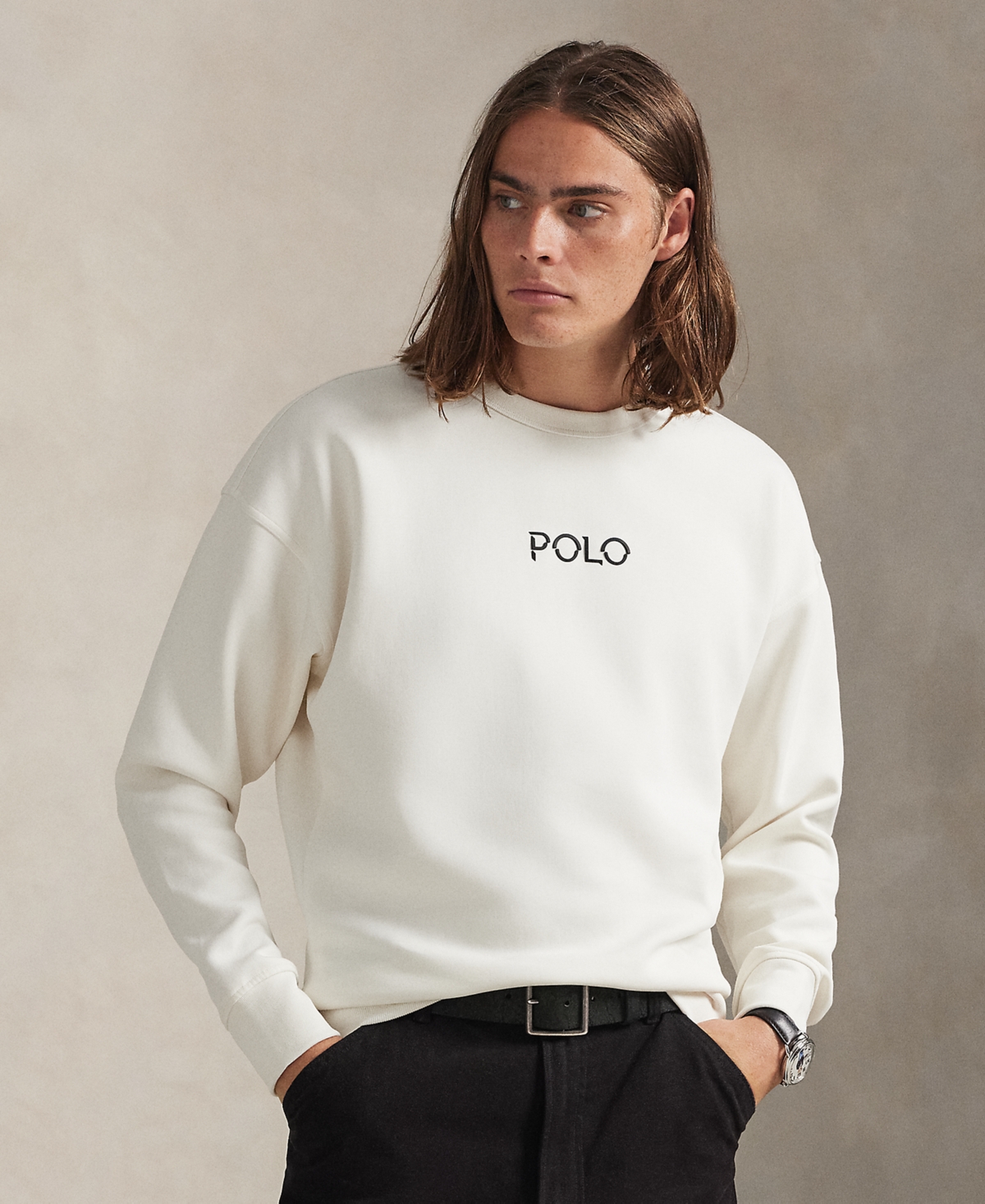 Click here for Polo Ralph Lauren Mens Relaxed Fit Sweatshirt - De... prices