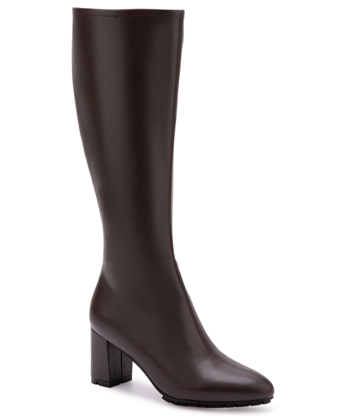 Click here for Aerosoles Womens Brynn Knee Boots - Java Faux Leat... prices