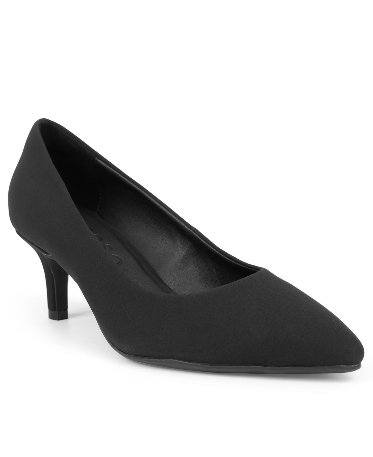 Click here for Aerosoles Womens Elil Kitten Heel - Black stretch... prices