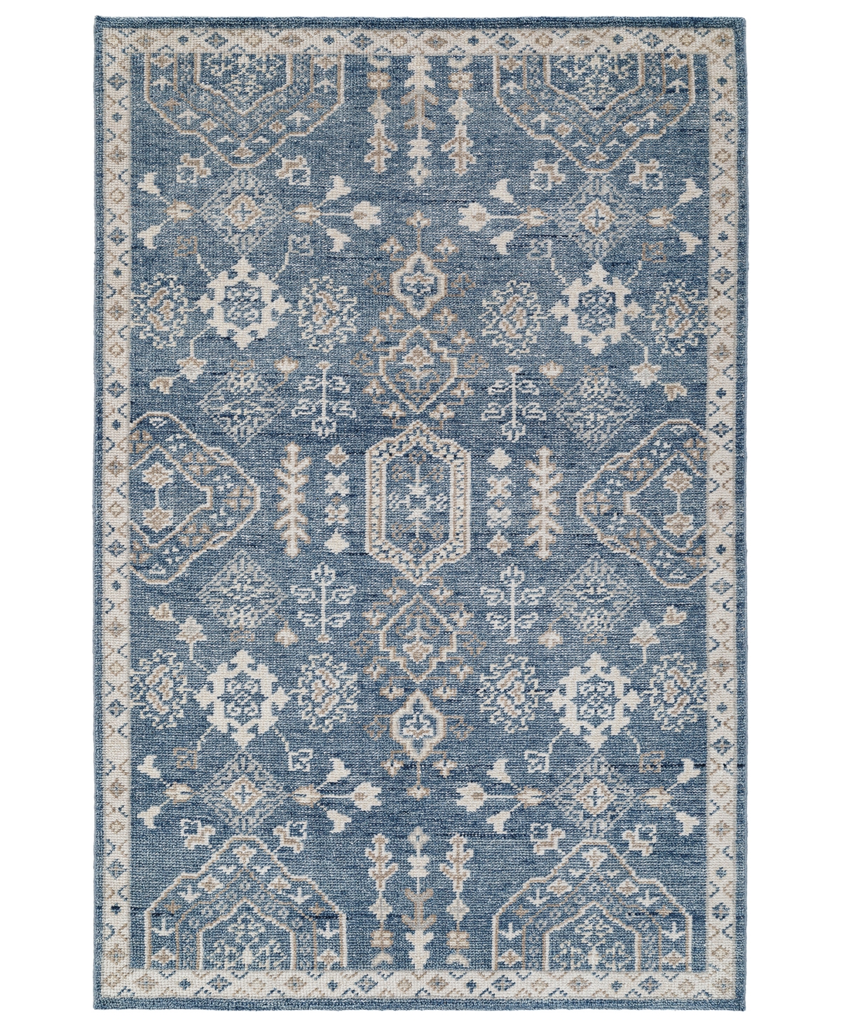 Click here for Obeetee Tuscany Morrisa 810x10 Area Rug - Blue prices