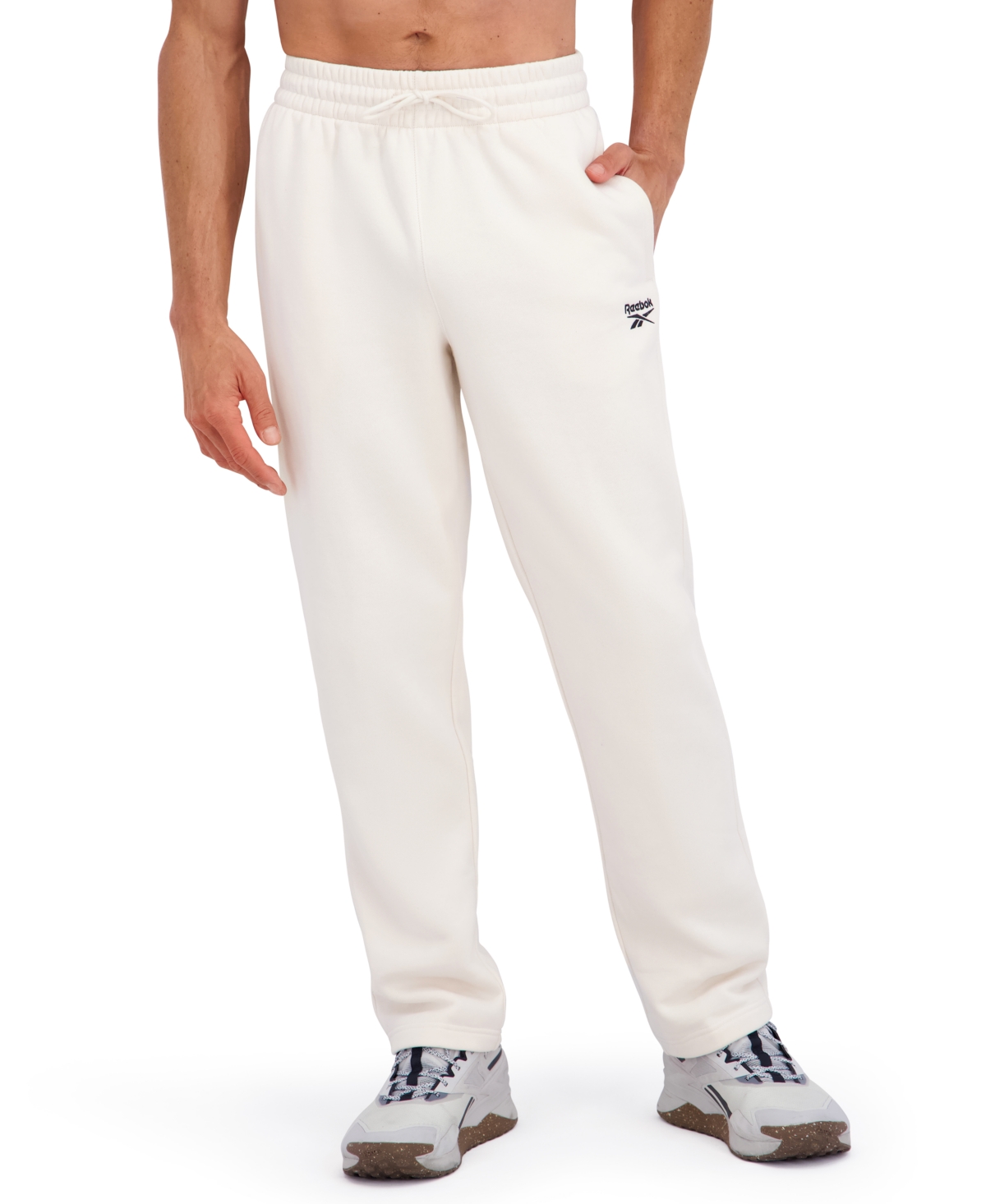 Click here for Reebok Mens Regular Fit Fleece Pants - Alabaster prices