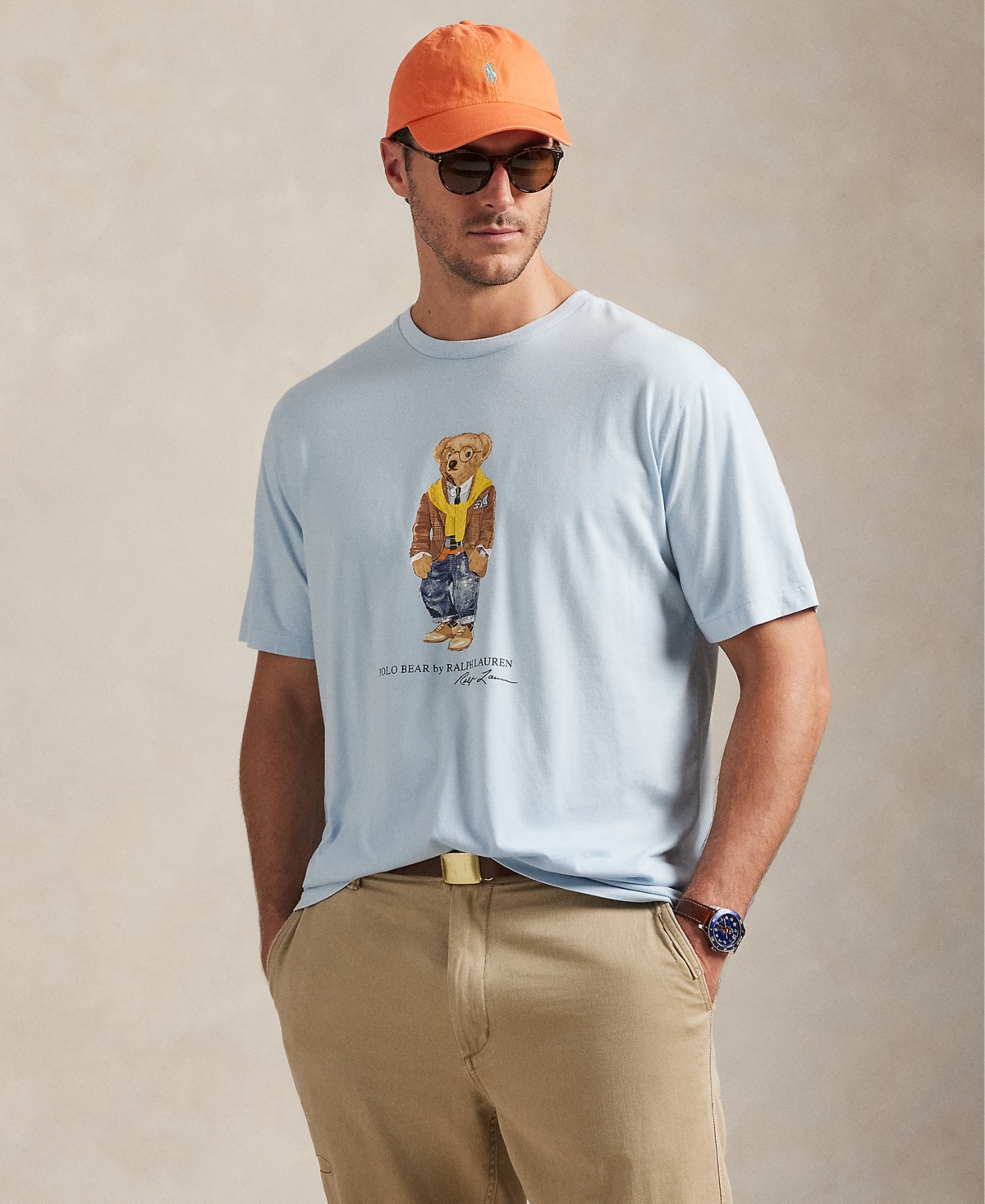 Click here for Polo Ralph Lauren Mens Big & Tall Bear Printed Sho... prices