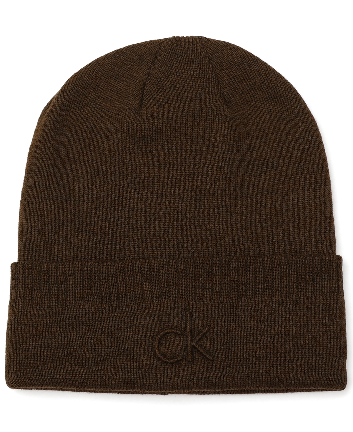 Click here for Calvin Klein Mens Embossed Logo Cuff Hat - Demitas... prices