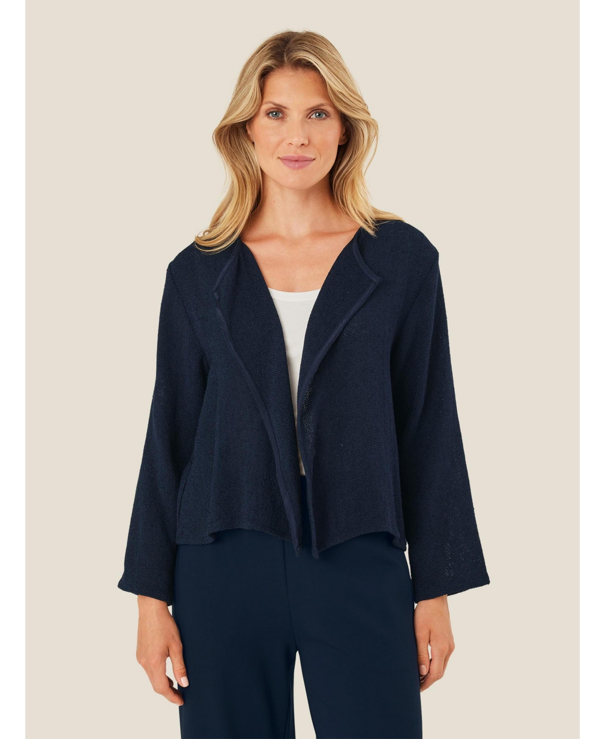 Click here for Masai Copenhagen Womens MaJulitta Open Front Boucl... prices
