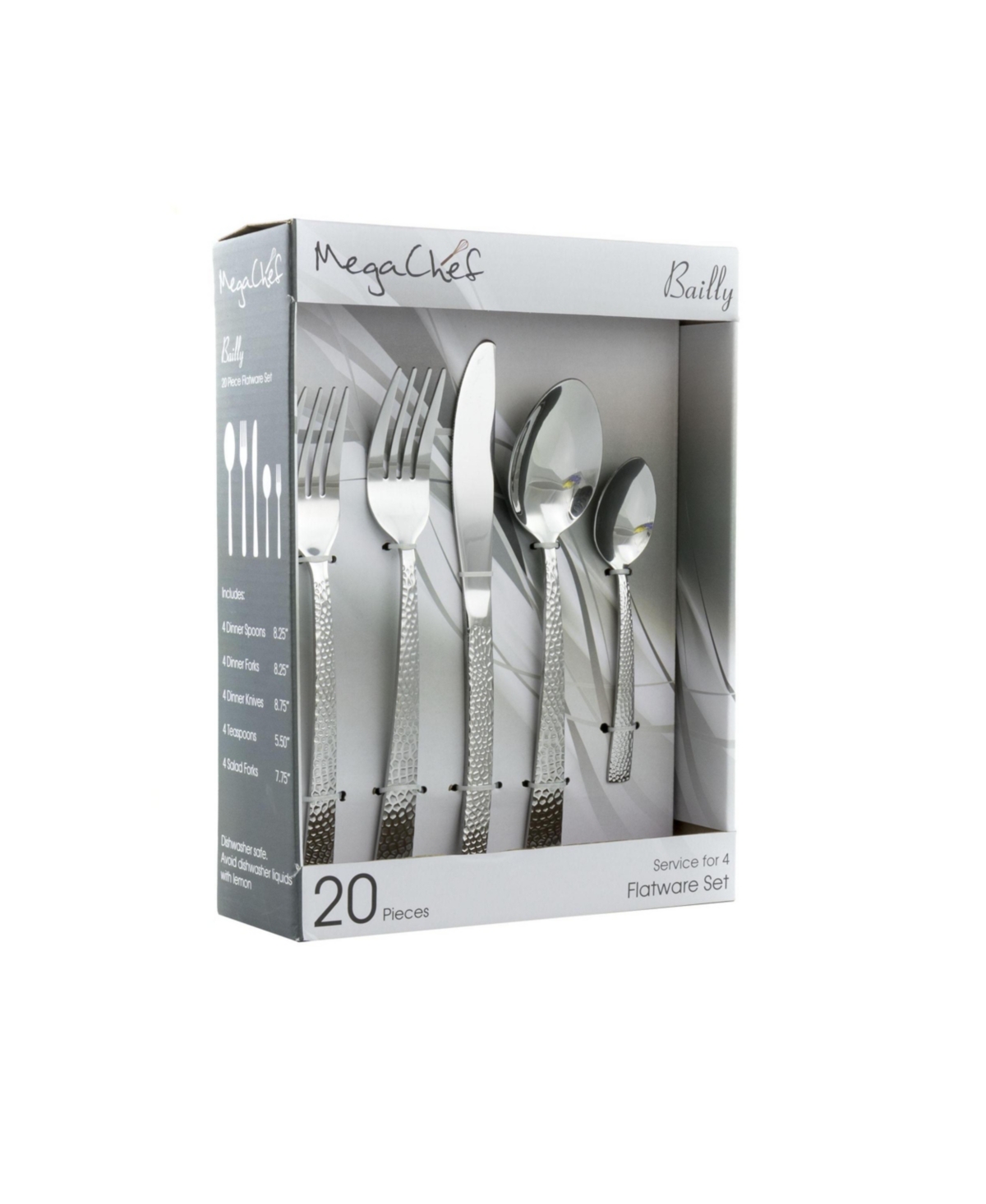 Click here for MegaChef Baily 20 Piece Flatware Utensil Set  Stai... prices