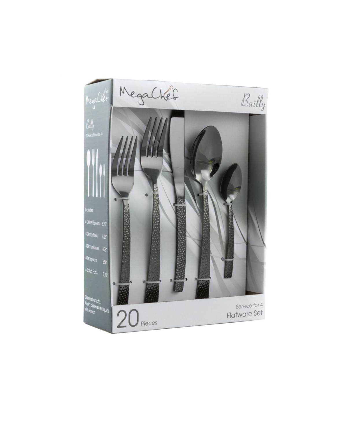 Click here for MegaChef Baily 20 Piece Flatware Utensil Set  Stai... prices