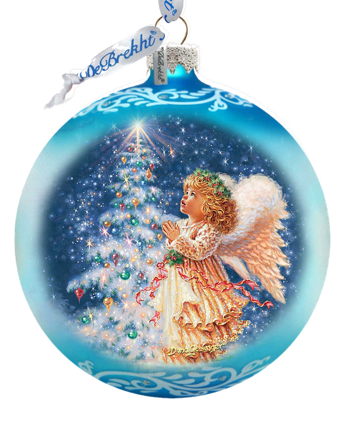 Click here for G. Debrekht Angels Christmas Wish Ornament Gelsing... prices